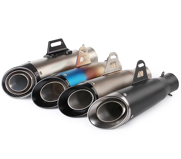 universal 51 60mm motorcycle exhaust pipe escape moto For gsxr750 ...