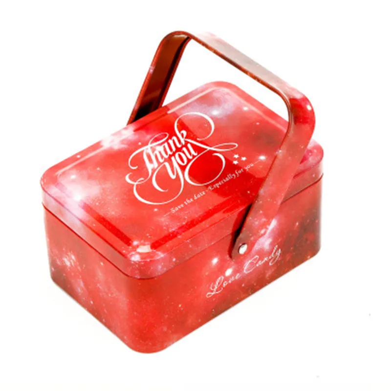 New arrival Portable Vintage Small Suitcase Tin Candy Box Change Box ...