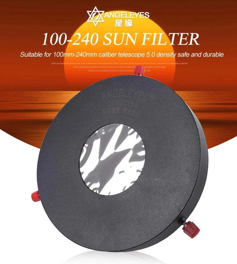 Celestron-Adjustable-100-240mm-Universal-Deluxe-Sun-Solar-Filter-Film ...