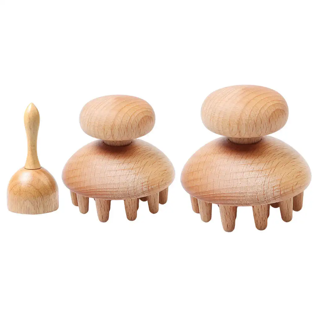 Wood Therapy Massage Tools Body Sculpting Tool Handheld Wooden Body ...