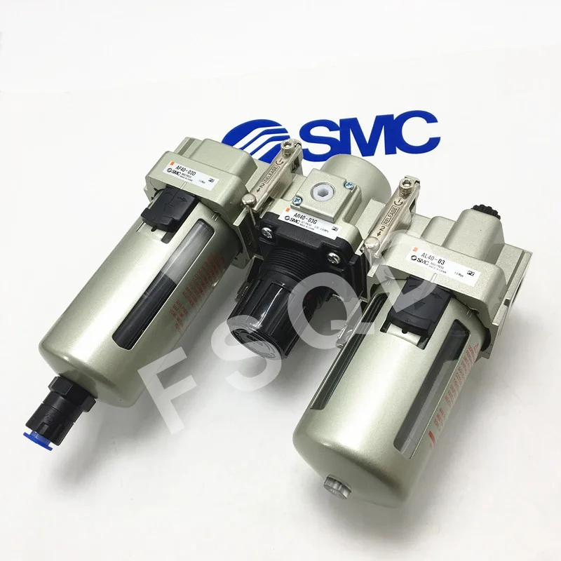 AC40 04/04D/03G SMC Air Combination Air Filter + Regulator + Lubricator ...