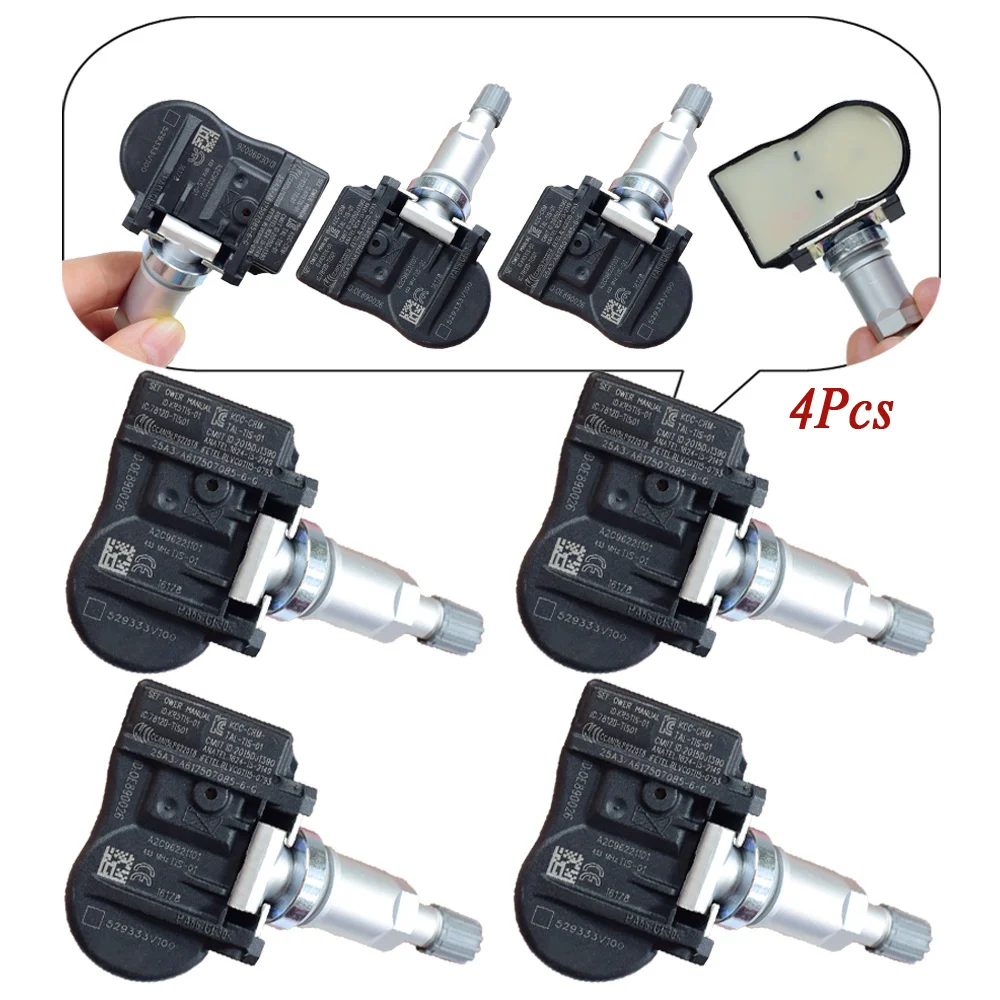 Other Parts & Accessories - 4Pcs Car Tire Pressure Sensor Car TPMS ...