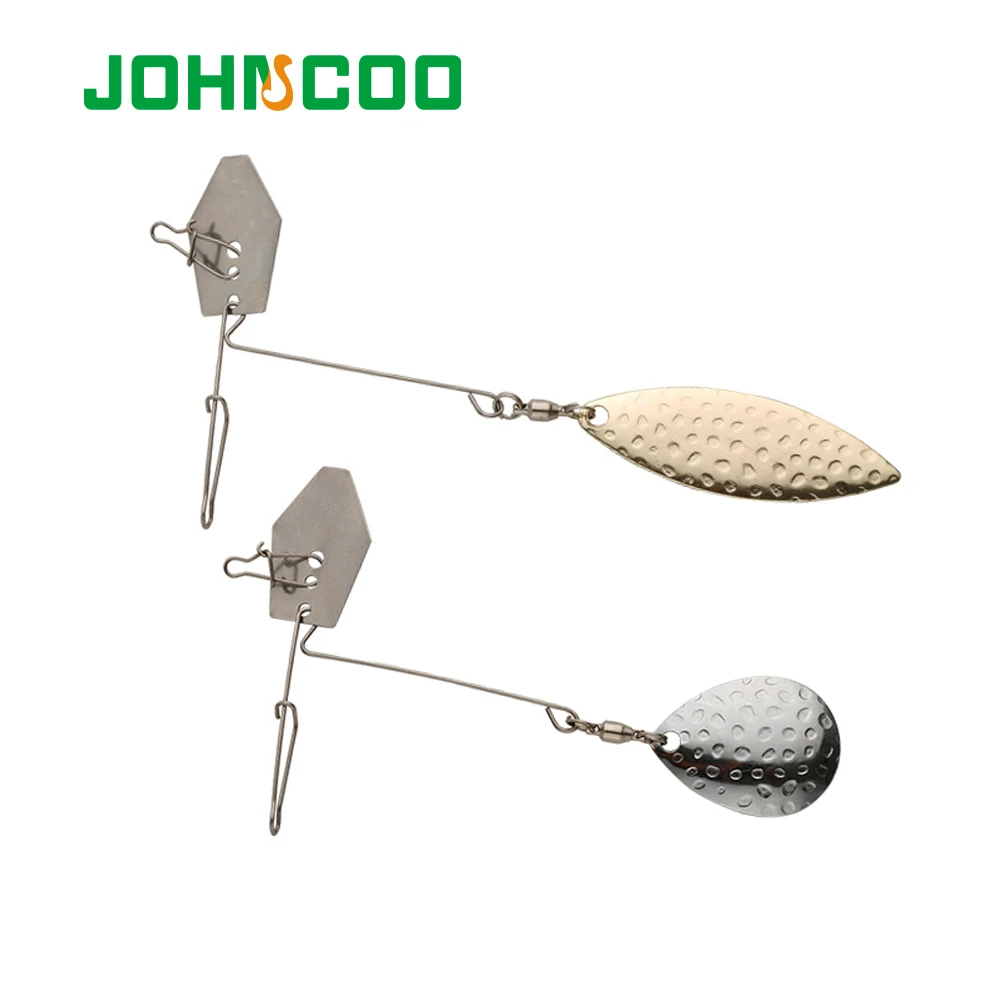 JOHNCOO 5pcs Spinner Blades Smooth Spoons Rigs Spinner Blades Hard ...
