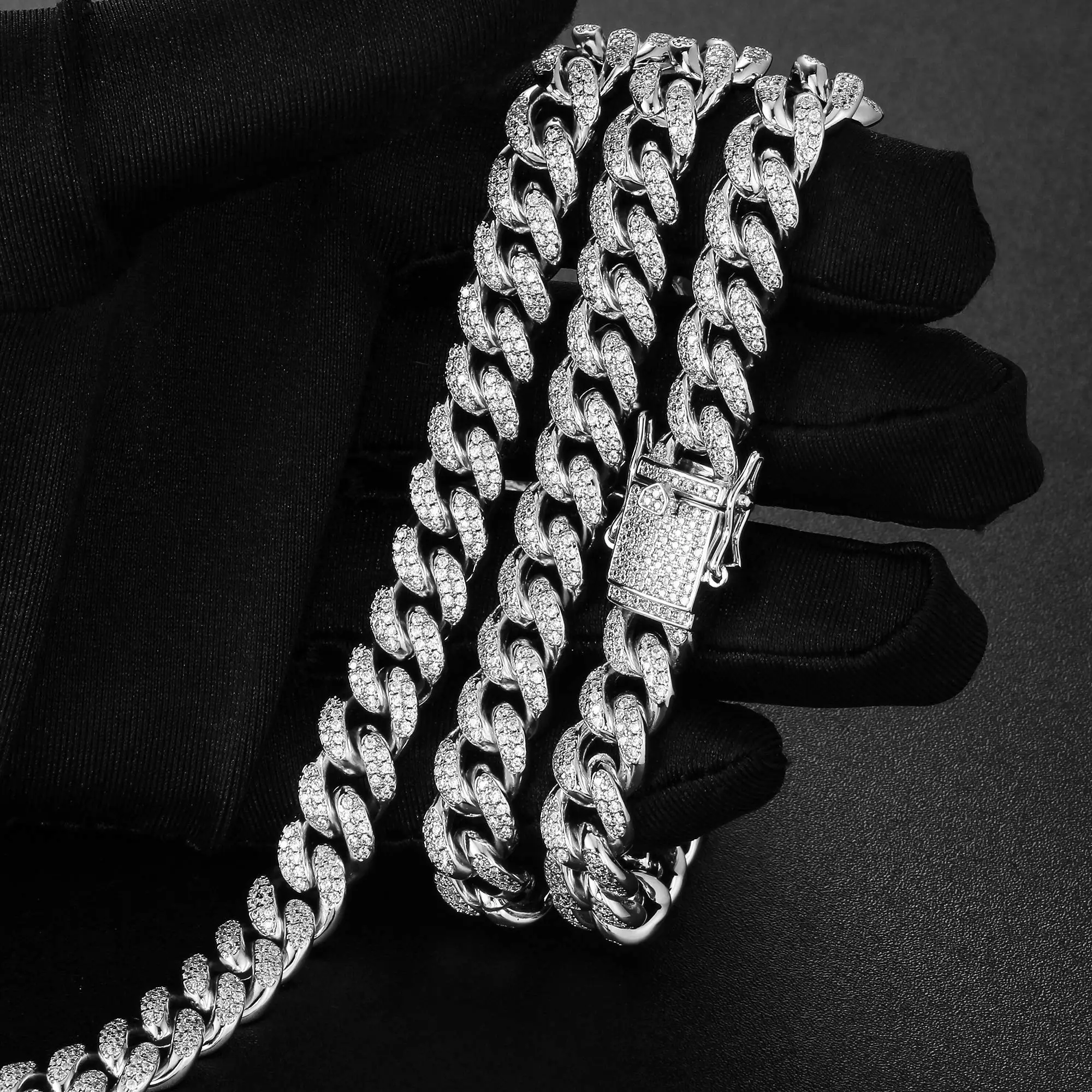 Cadena con diamantes Urban full ice - Envio a todo Chile