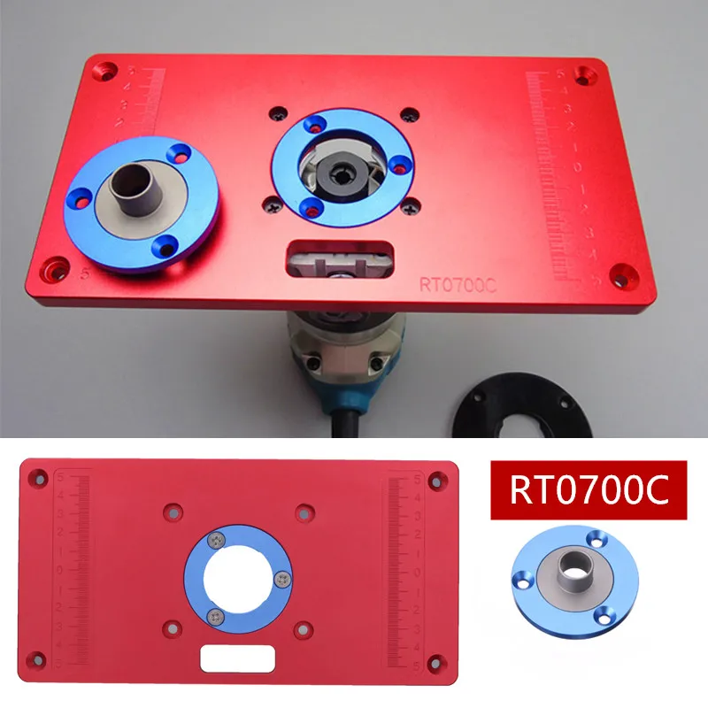 Universal-Aluminum-Router-Table-Insert-Plate-w-2-Router-Insert-Rings ...