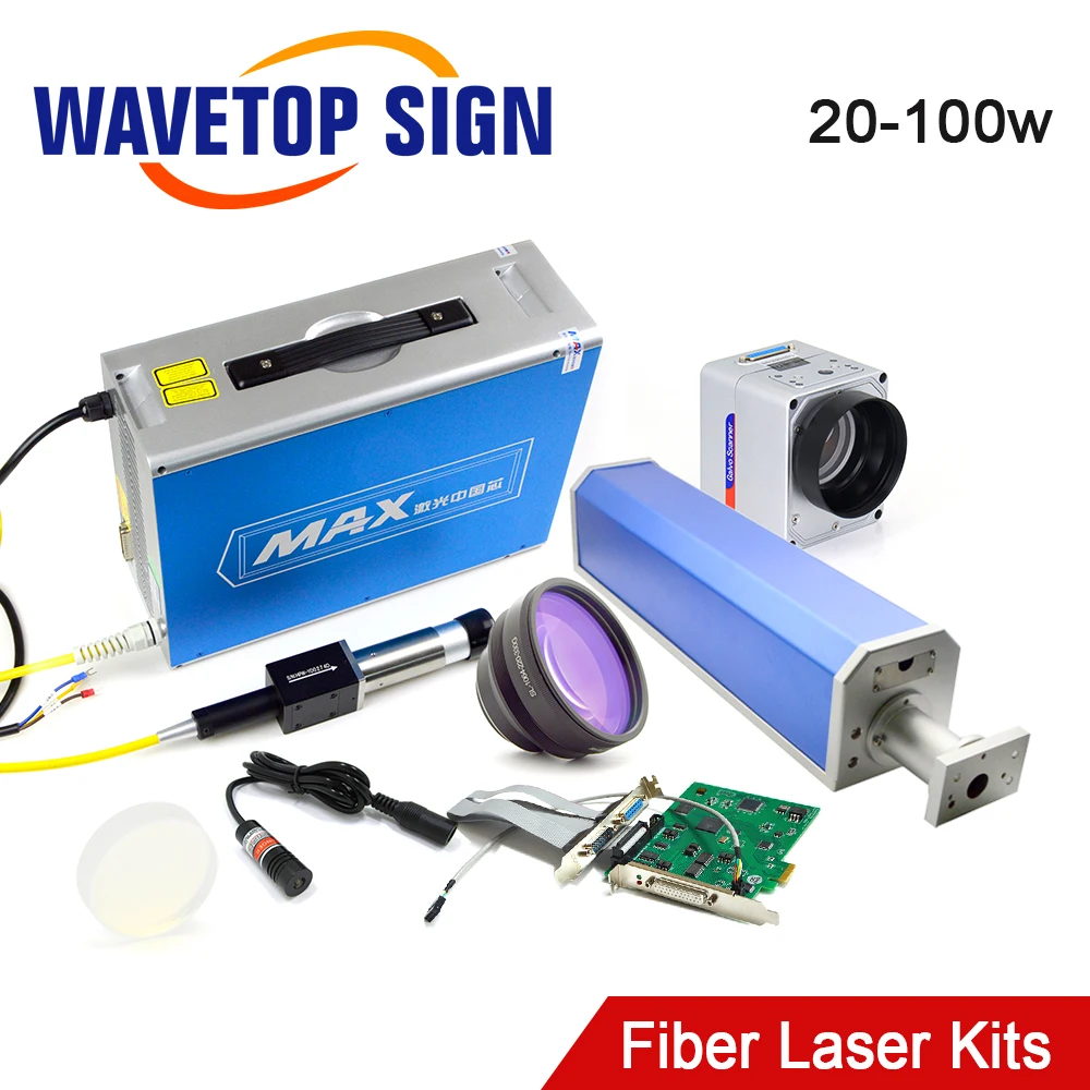 Max Fiber Laser Source Mfp 30-100w Galvo Head Set Rc1001 Jg Scan Lens ...