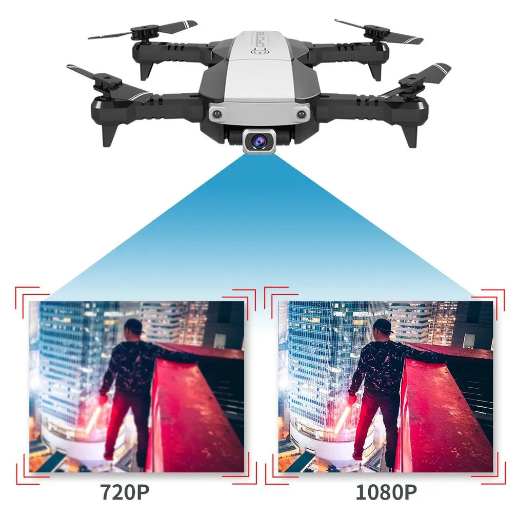 LANSENXI-NVO Радиоуправляемый Дрон 4K 1080P Квадрокоптер 2,4 ГГц WiFi ...