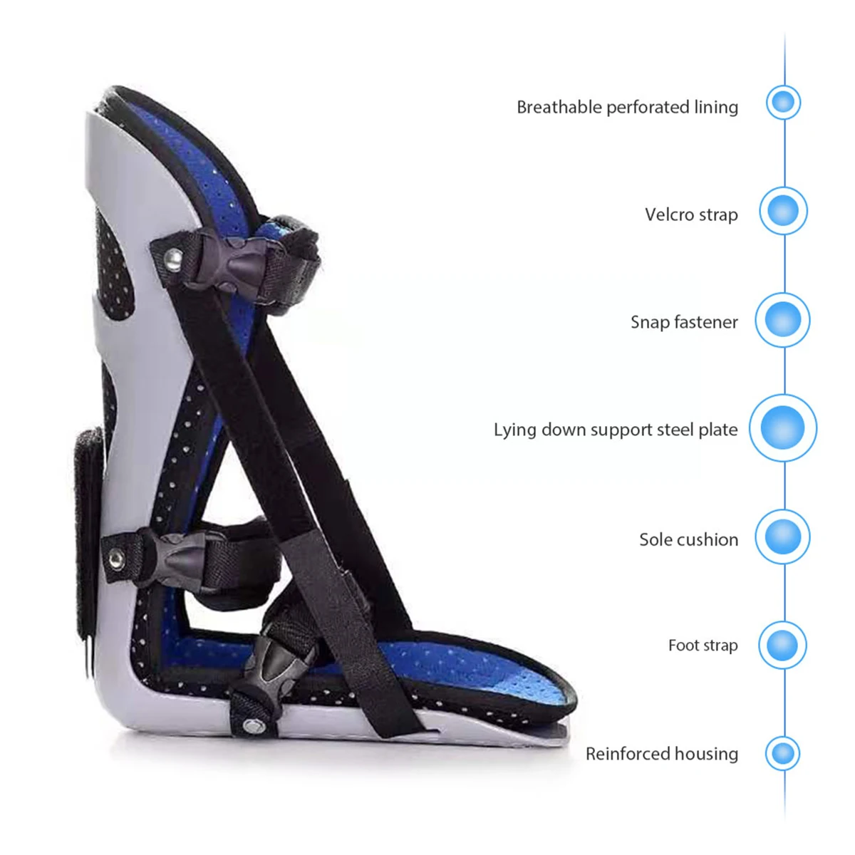Ankle Fracture Protector Sprain Orthopedic Correction Shoe Shaped Ankle ...
