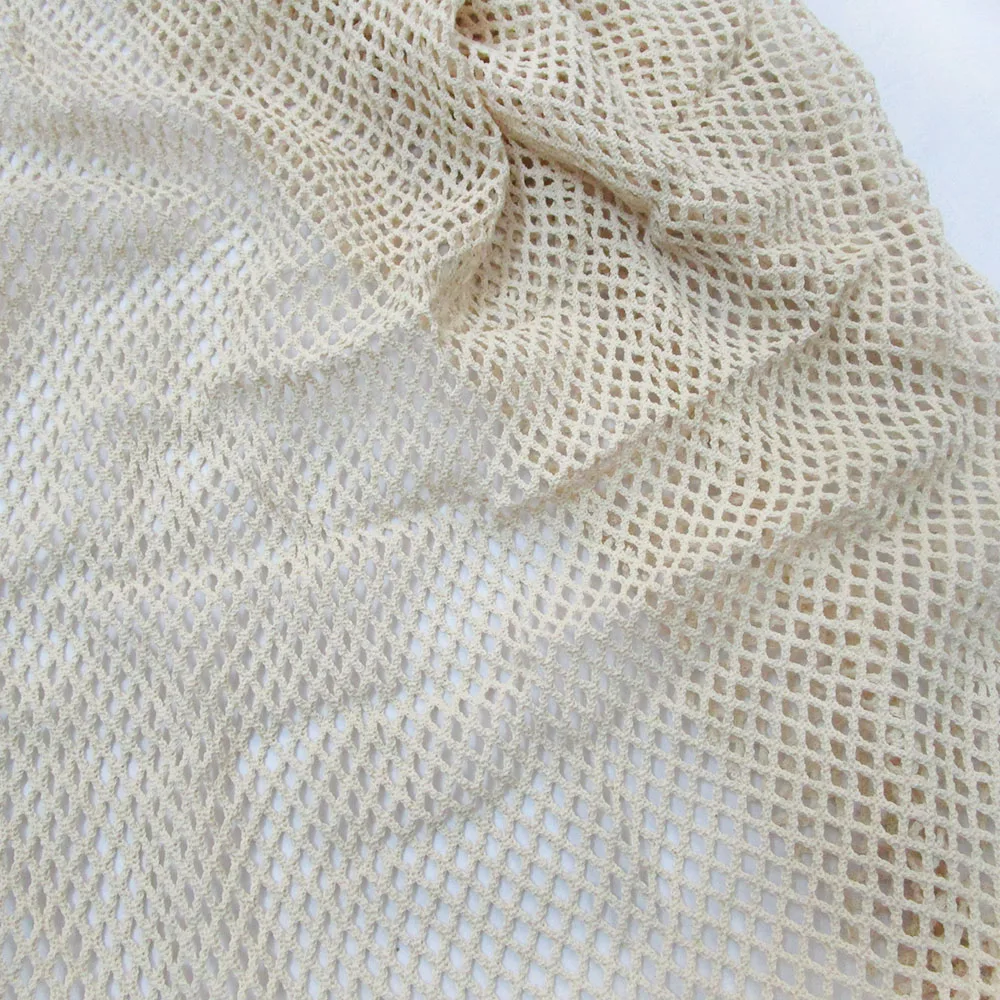 Pure-Cotton-Mesh-Fabric-Sewing-Apparel-Cloth-Knitted-Net-Fabric-for ...