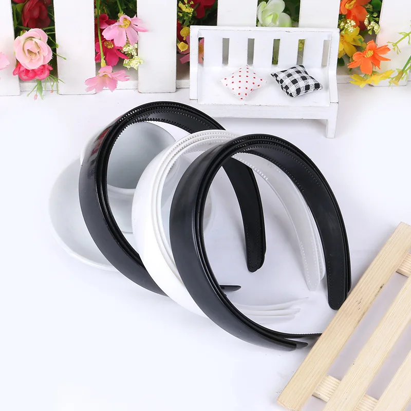 20pcs-lot-25mm-Arc-Surface-Plastic-Hairband-with-Teeth-Lady-DIY-Craft ...