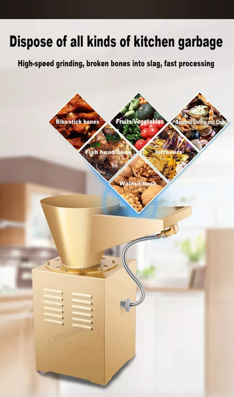 Household food waste processor,Garbage disposer,Kitchen waste processor ...