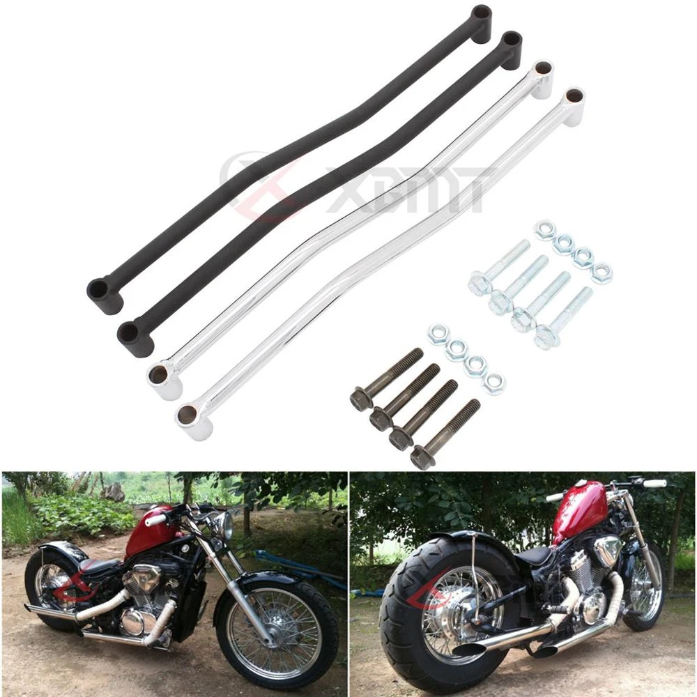 Rear Fender Rail Support Universal Motorcycle Black Bracket - AliExpress