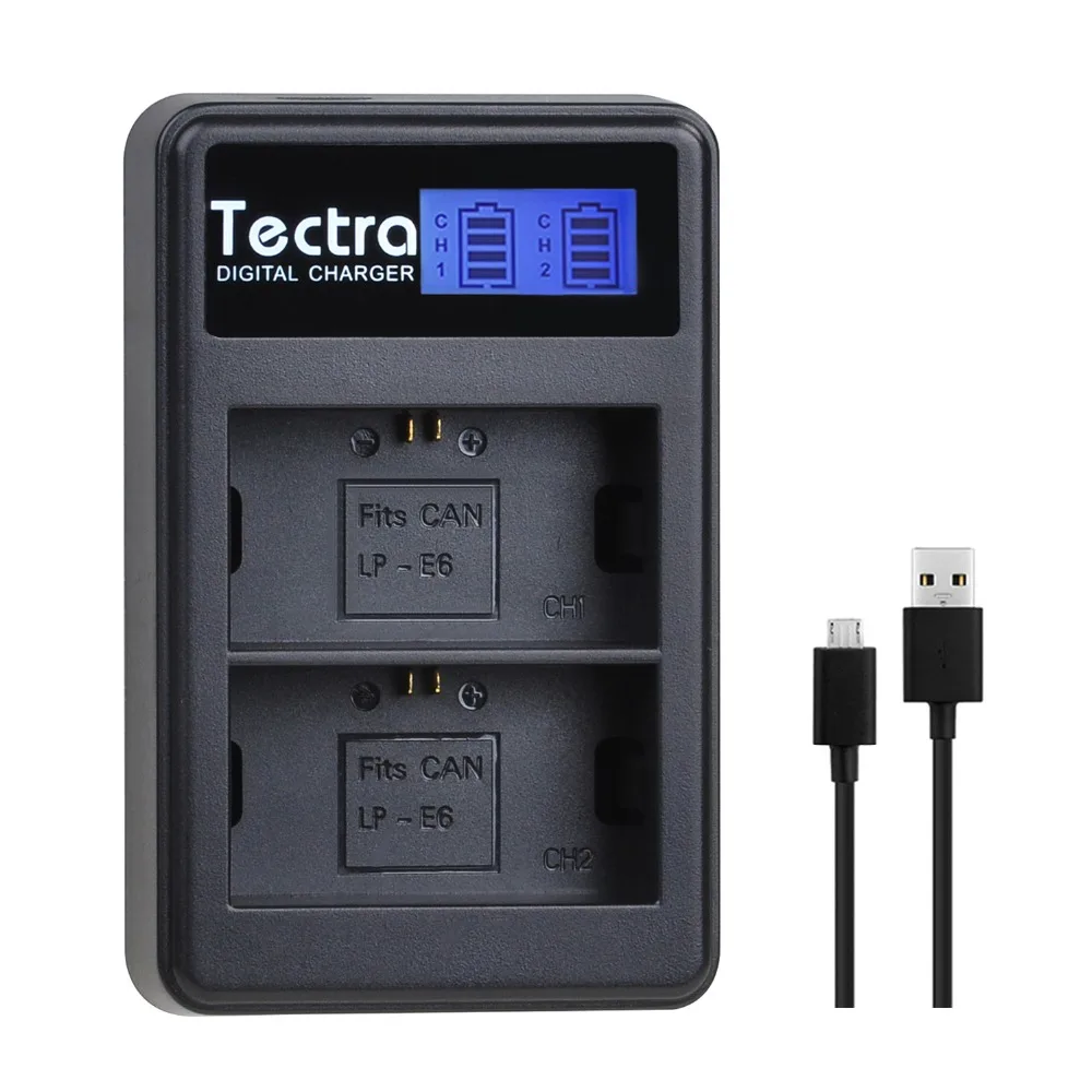 2 batteries 1 chargeur-4 Batteries 2650mah Pour Canon Eos 5d Mark Iv ...