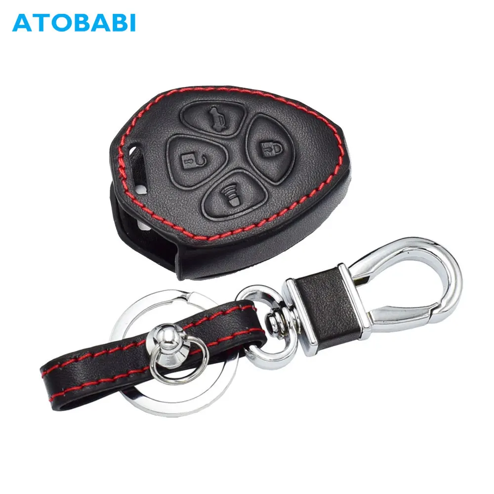 Real-Leather-Car-Key-Case-For-Toyota-Camry-Avalon-Corolla-Matrix-Rav4 ...