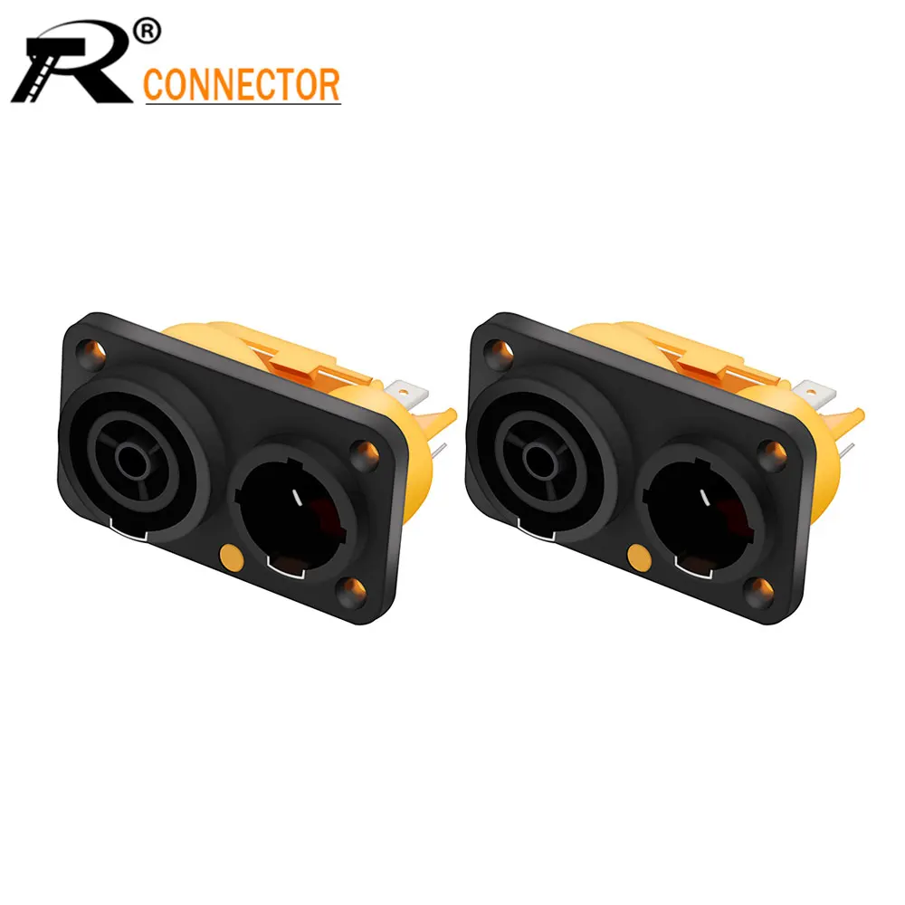 10pcs-Couple-Panel-Mount-Jack-Socket-NAC3FX-WP-Waterproof-16A-Female ...