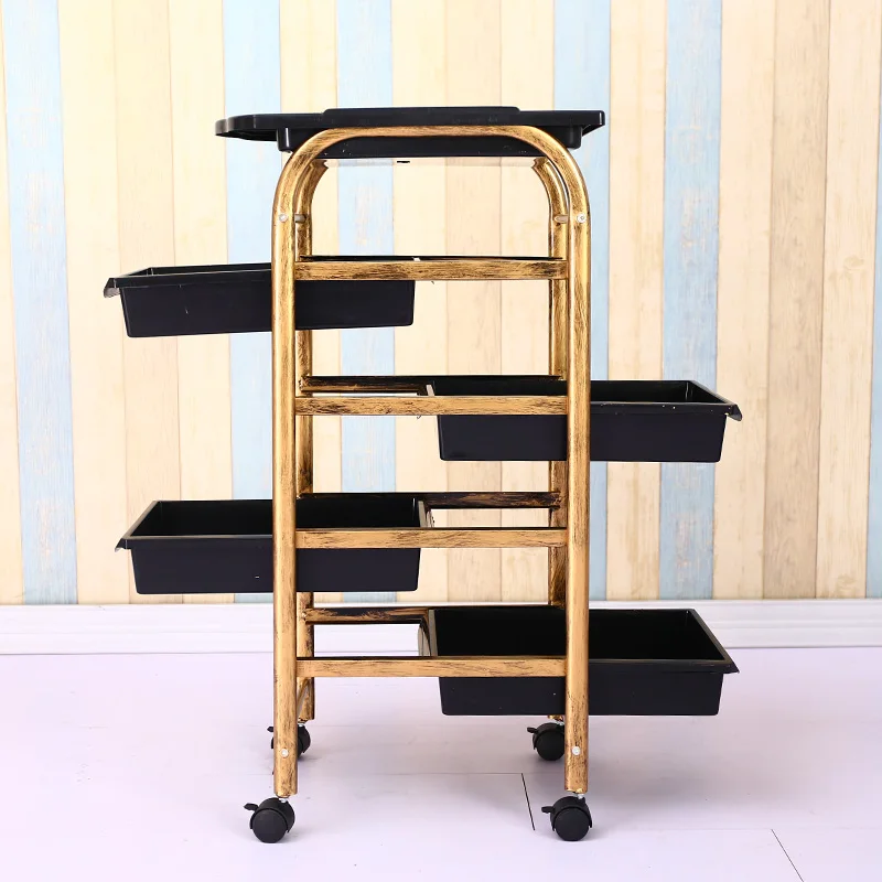 Hairdressing Cart Hair Salon Stroller Hairdressing Tool Car Beauty Cart ...