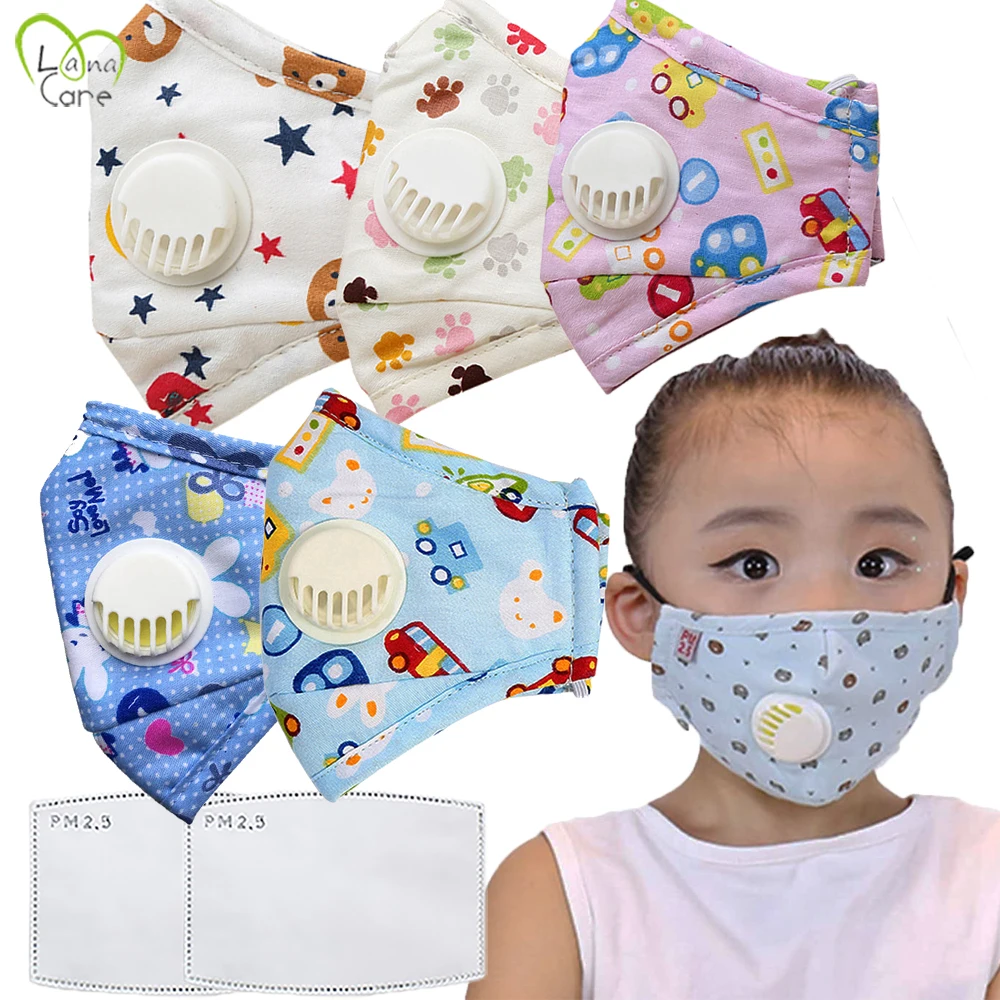 Children-Mouth-Mask-2-filters-Cotton-Washable-Mask-for-Boy-Girl-3-Layer ...