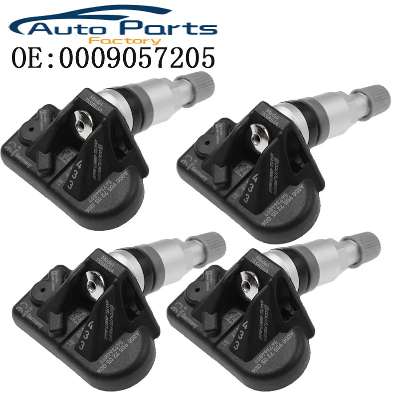 4pcs 0009057205 Tpms Tire Pressure Sensor For Mercedes A-class B-class ...
