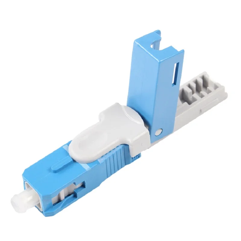 100PCS-FTTH-SC-UPC-Optical-fibe-quick-connector-SC-FTTH-Fiber-Optic ...