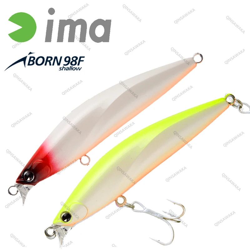 Made In Japan IMA iBORN 98F shallow Lure Fishing Floating minnow ...