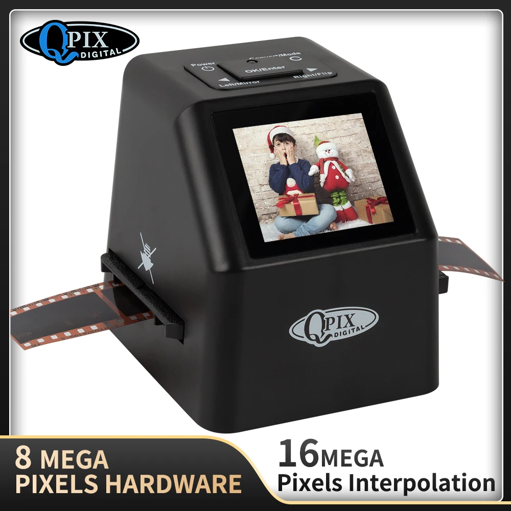 16 MP 35mm 휴대용 필름 스캐너 사진 스캐너 네거티브 슬라이드 뷰어 스캐너 2.4 "lcd와 USB MSDC 이미지 뷰어 ...