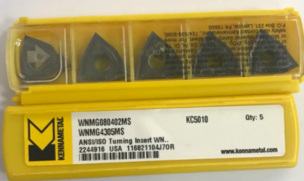 10PCS CARBIDE INSERT WNMG080402MS KC5010|Clamps| - AliExpress