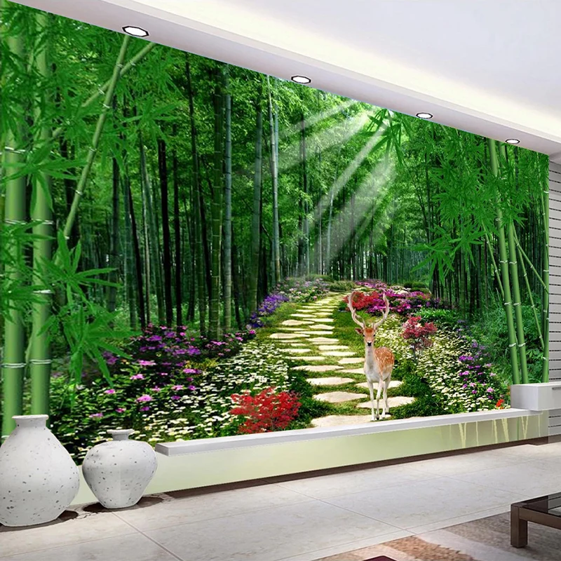 Bamboo Mural Wallpaper