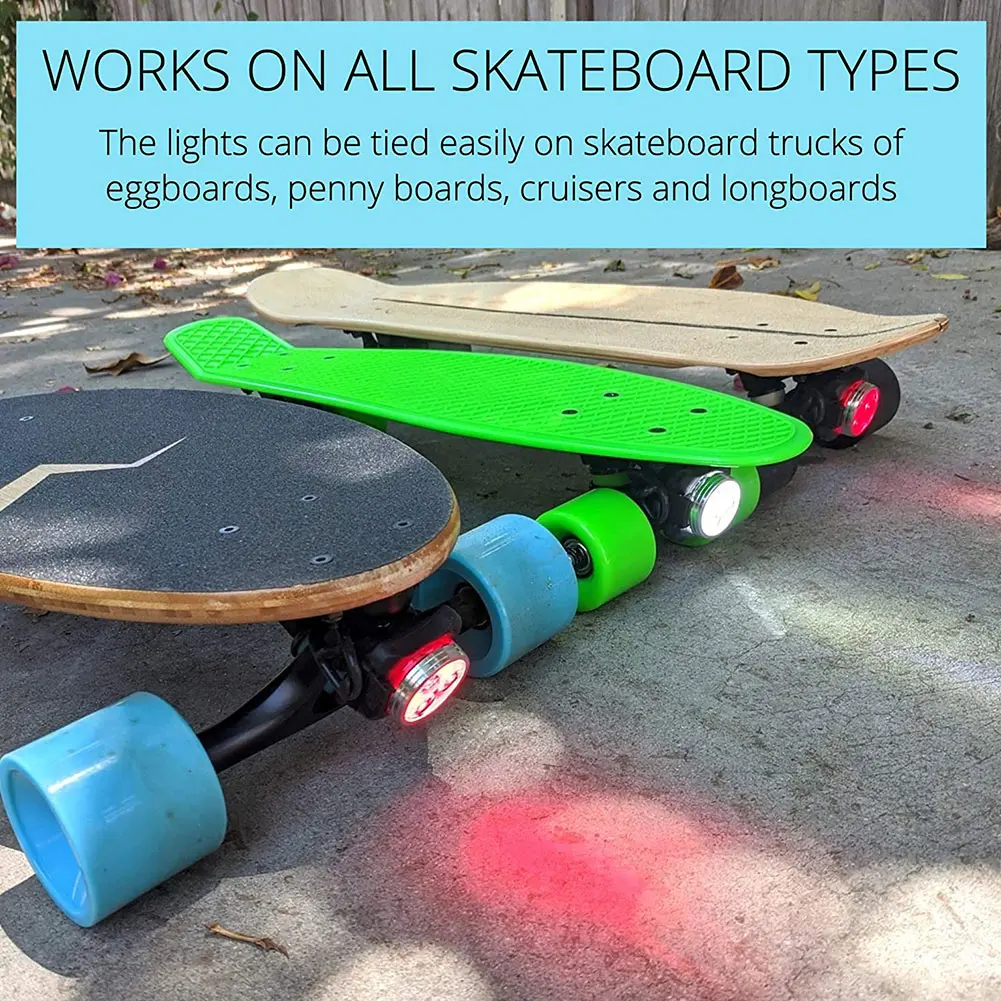 Led-Skateboard-Lights-Led-Longboard-Lights-Front-and-Back-USB-Charging ...