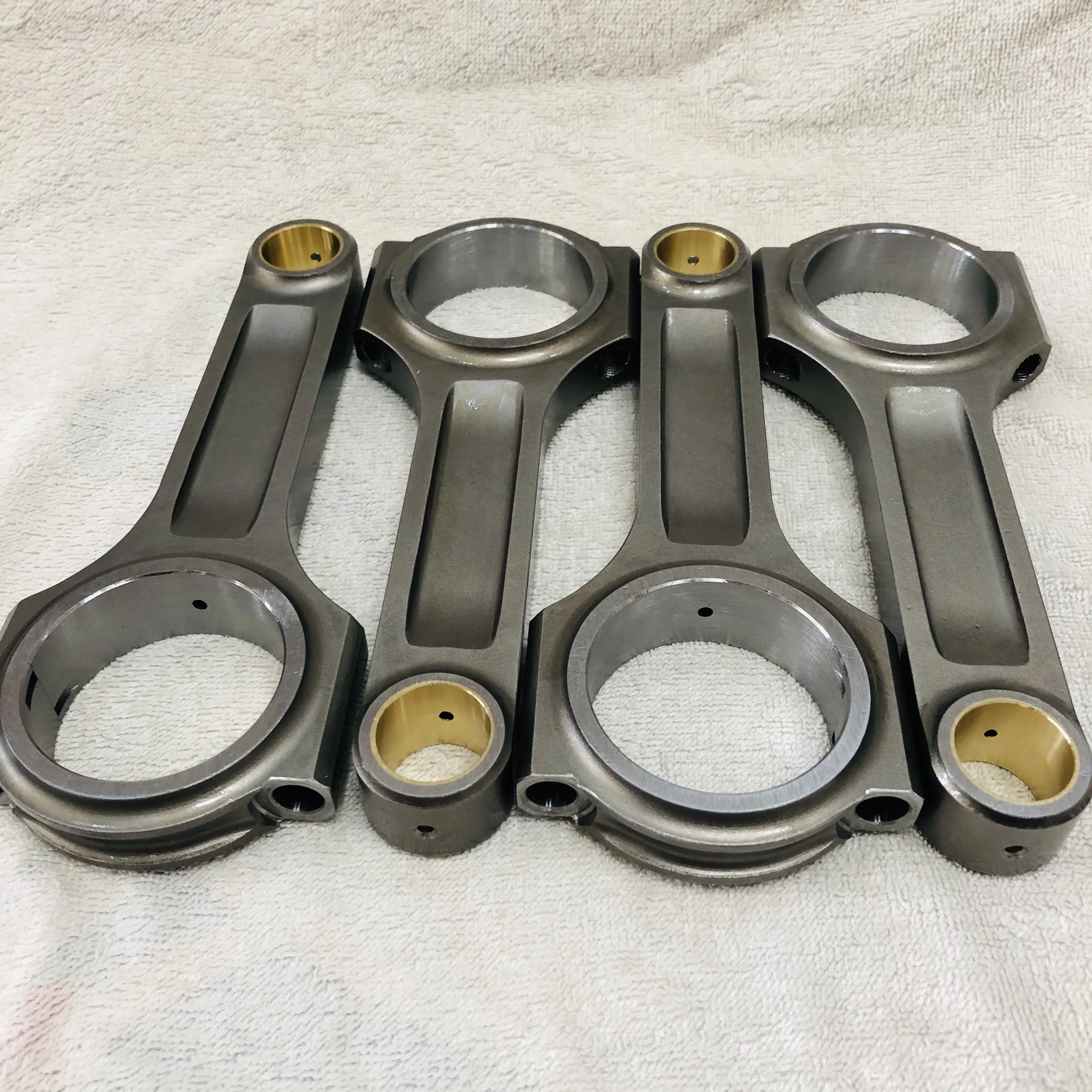4 Pieces Rifle Drilled I-beam Forged Connecting Rods Conrods For ...