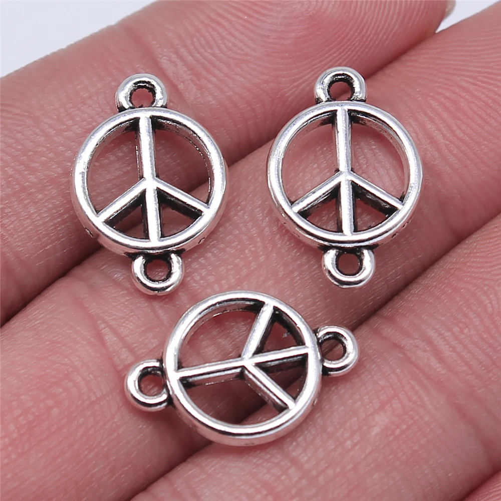 Peace Sign Charms Bracelet | Jewelry Making Peace Pendant | Peace Sign ...
