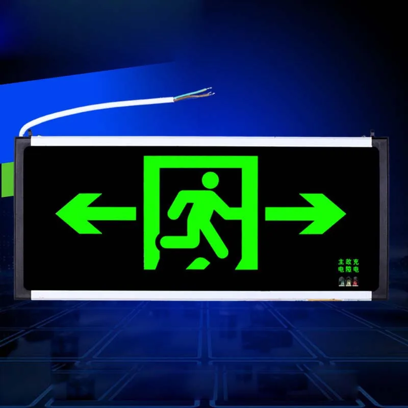 Maintained Wall Mounted Led Running Man Emergency Light Single Side ...