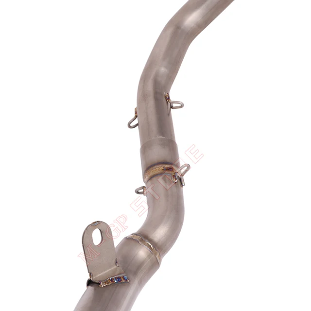 Titanium Alloy Motorcycle Exhaust Escape Moto Catalyst Connecting Front ...