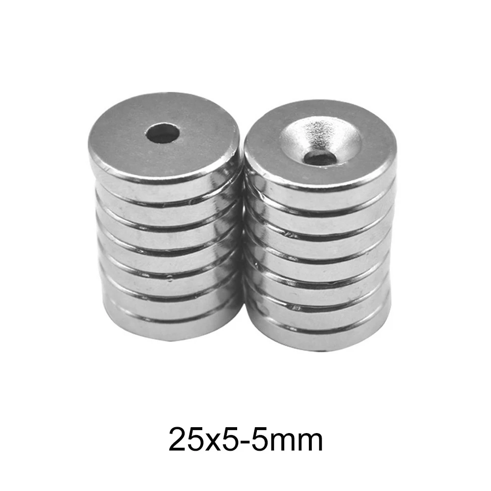 Aimants-permanents-puissants-en-n-odyme-lot-de-2-30-pi-ces-25x5mm ...