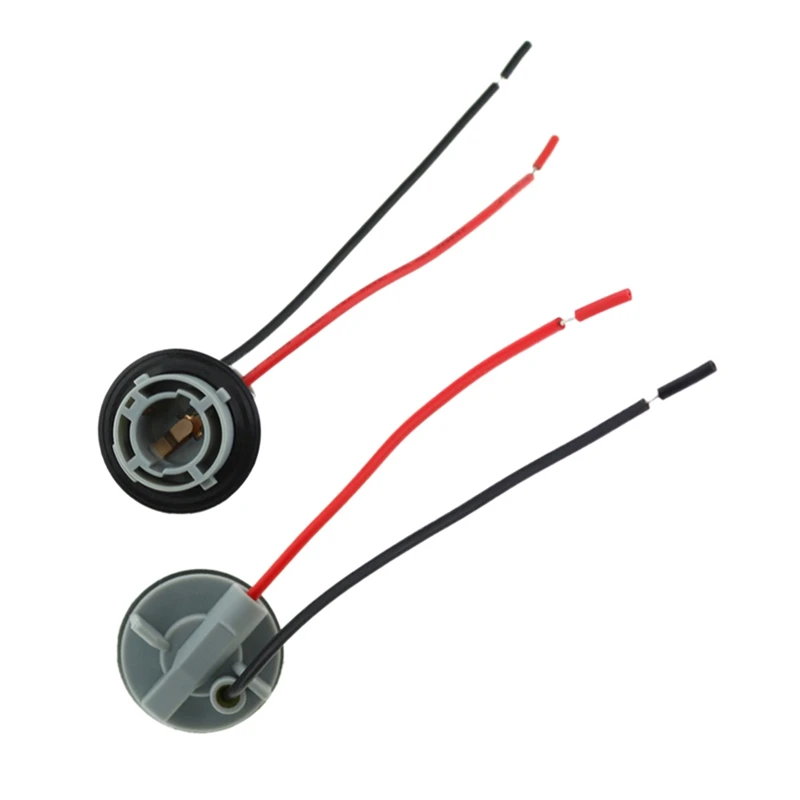 2Pcs 1156 Bay15D Lamp Holder Bulbs P21/5W Adapter Base Socket Connector ...
