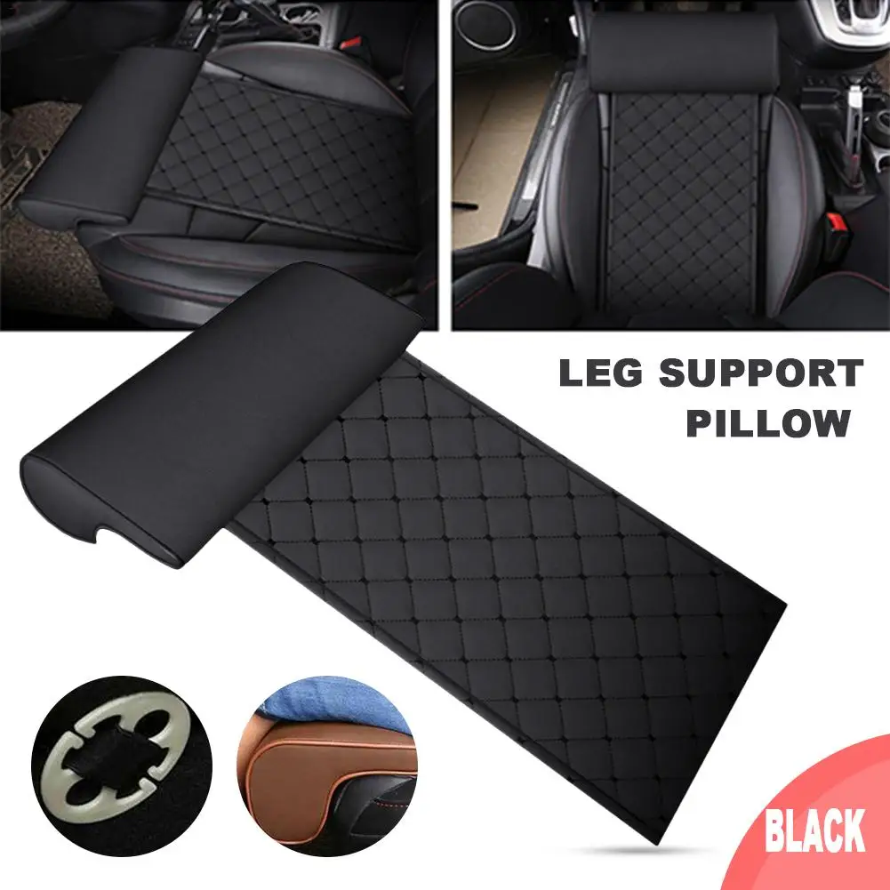 General-Auto-Seat-Leather-Leg-Pad-Diamond-Shaped-Support-Extension-Foot ...