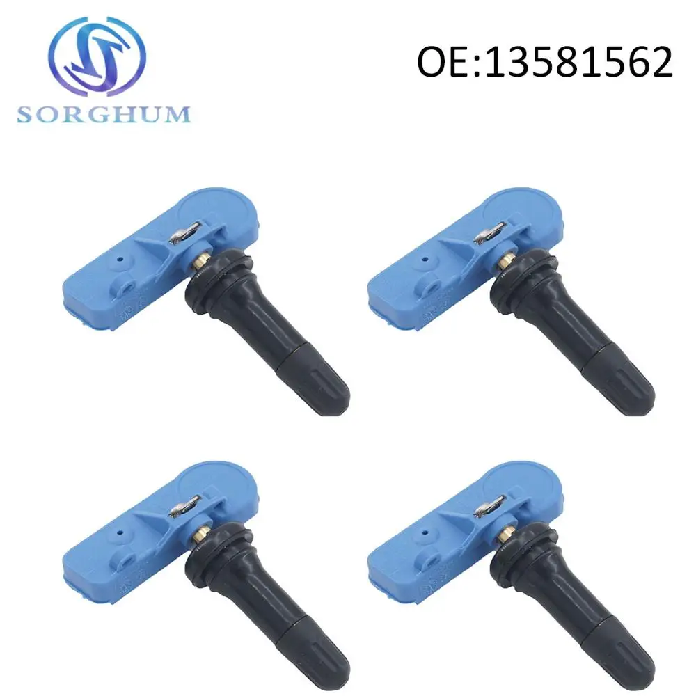 4pcs Tire Pressure Monitor Sensor Systems Tpms 13581562 Fit For Opel ...