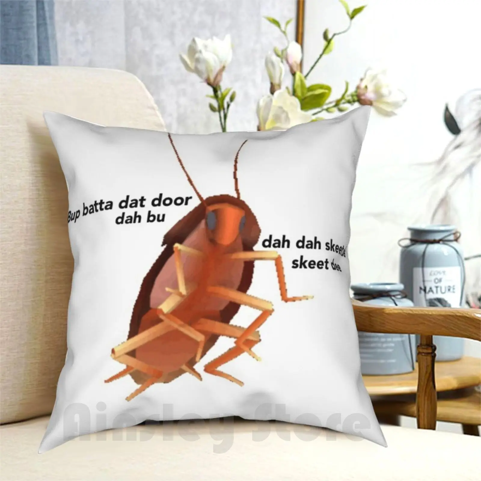 Dancing-Cockroach-Pillow-Case-Printed-Home-Soft-DIY-Pillow-cover ...