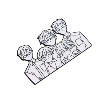 MD1444 Ouran High School Host Club Badges Anime Accessories Jewelry ...