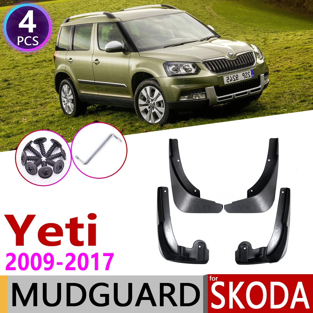 Guardabarros para coche, accesorio para Skoda Yeti 5L, 2009 ~ 2017 ...