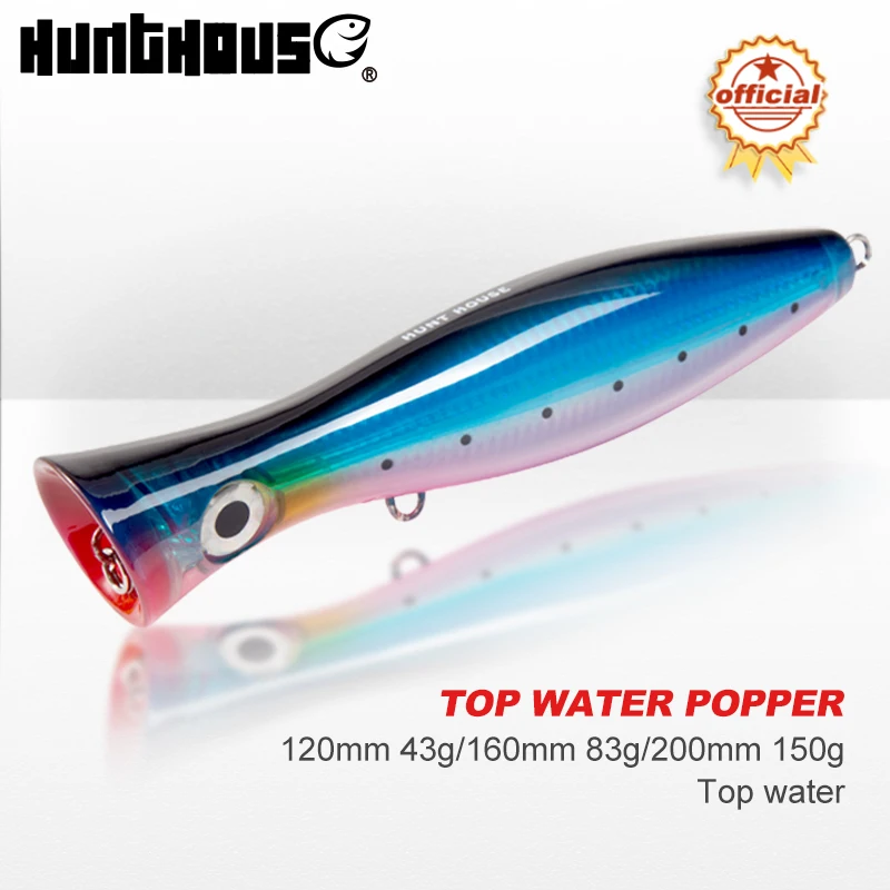 Hunthouse Gt Popper Fishing Lure Big Popper Lure Loud Sound 200/160 ...