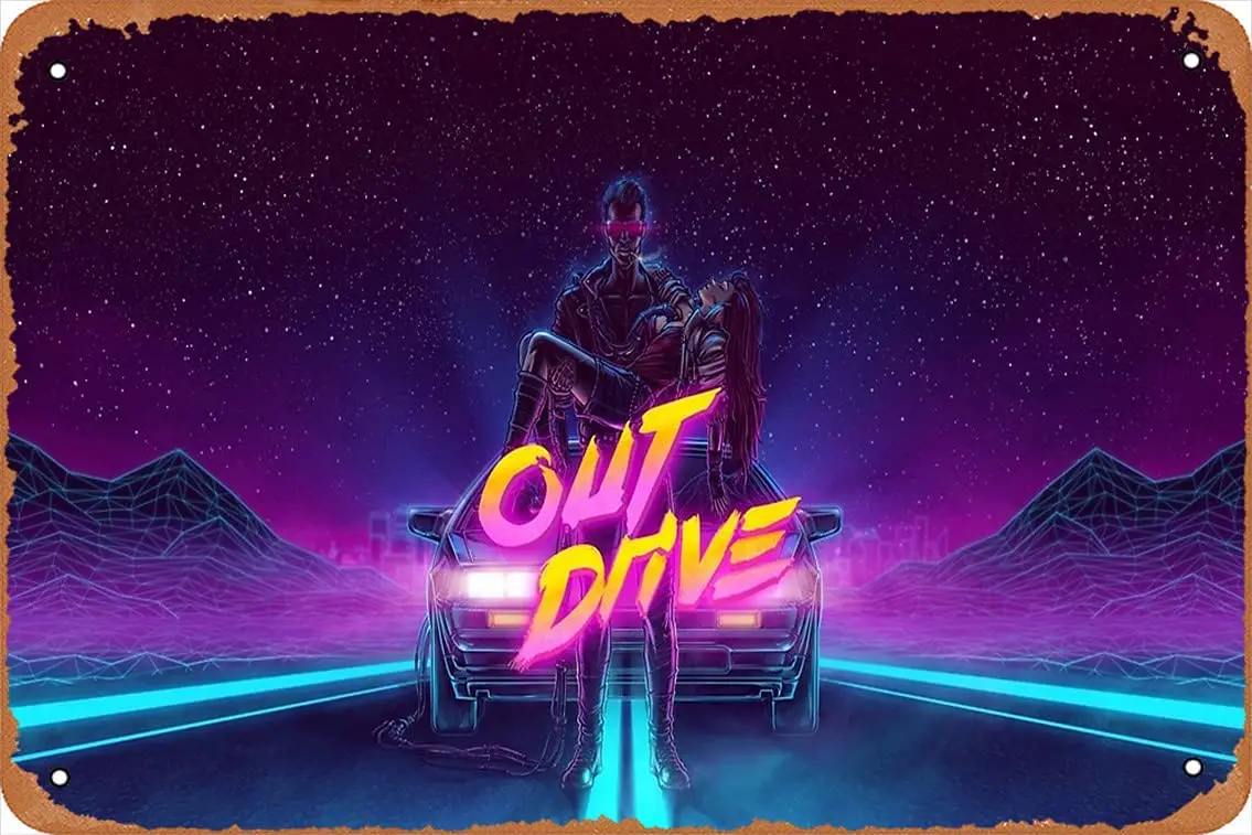 Drive Poster Neon