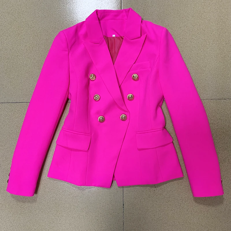 High Quality 2021 Stylish Designer Blazer Women's Classic Double ...