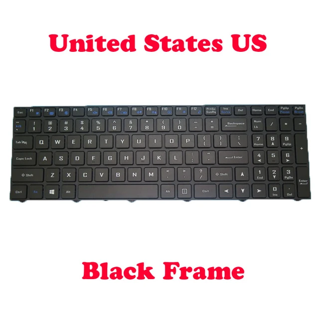 German GR Japanese US TR PO MU Keyboard For CLEVO NK50SB, 41% OFF
