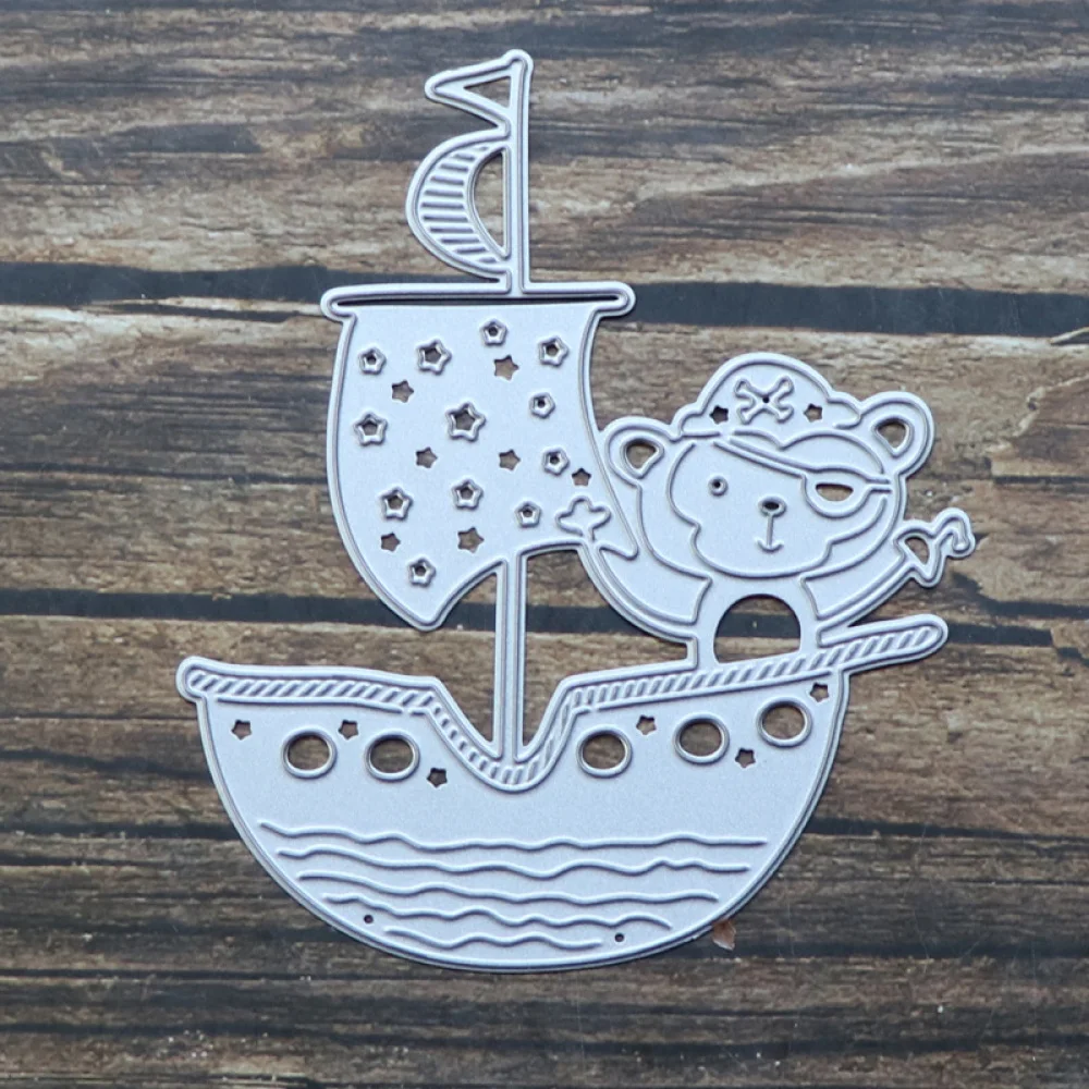 Pirate Ship Stencil Printable