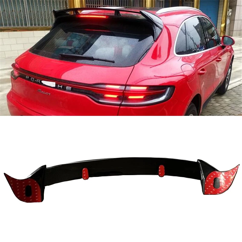 CEYUSOT FOR Roof Car Spoiler Porsche Macan GTS 2014 2020 ABS Carbon ...