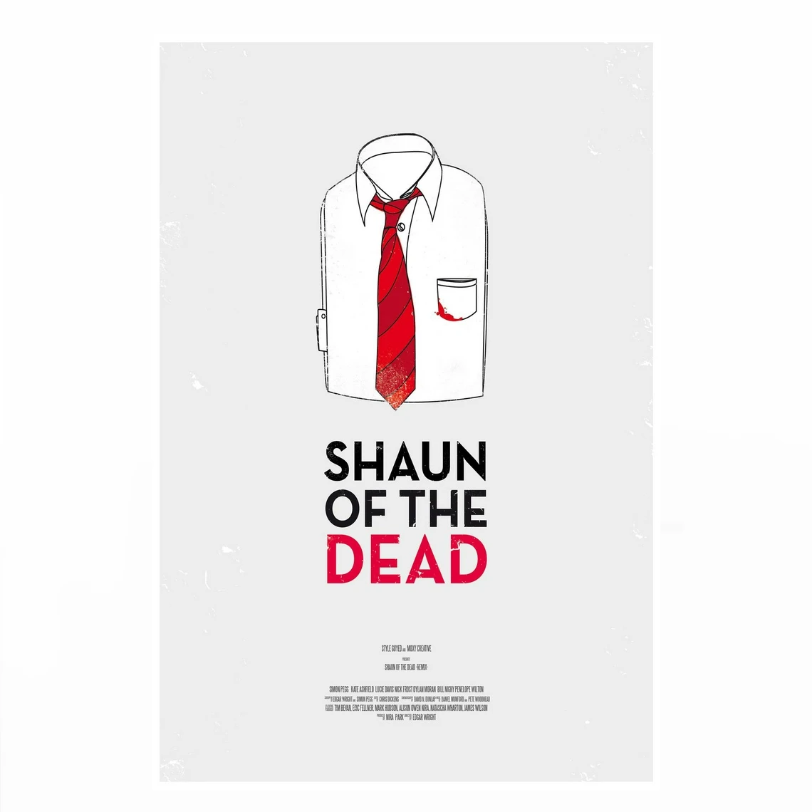 Shaun Of The Dead Minimalist Poster