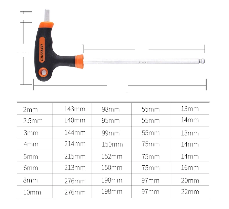 Outillage à main,Clé hexagonale Allen universelle à Double extrémité ...