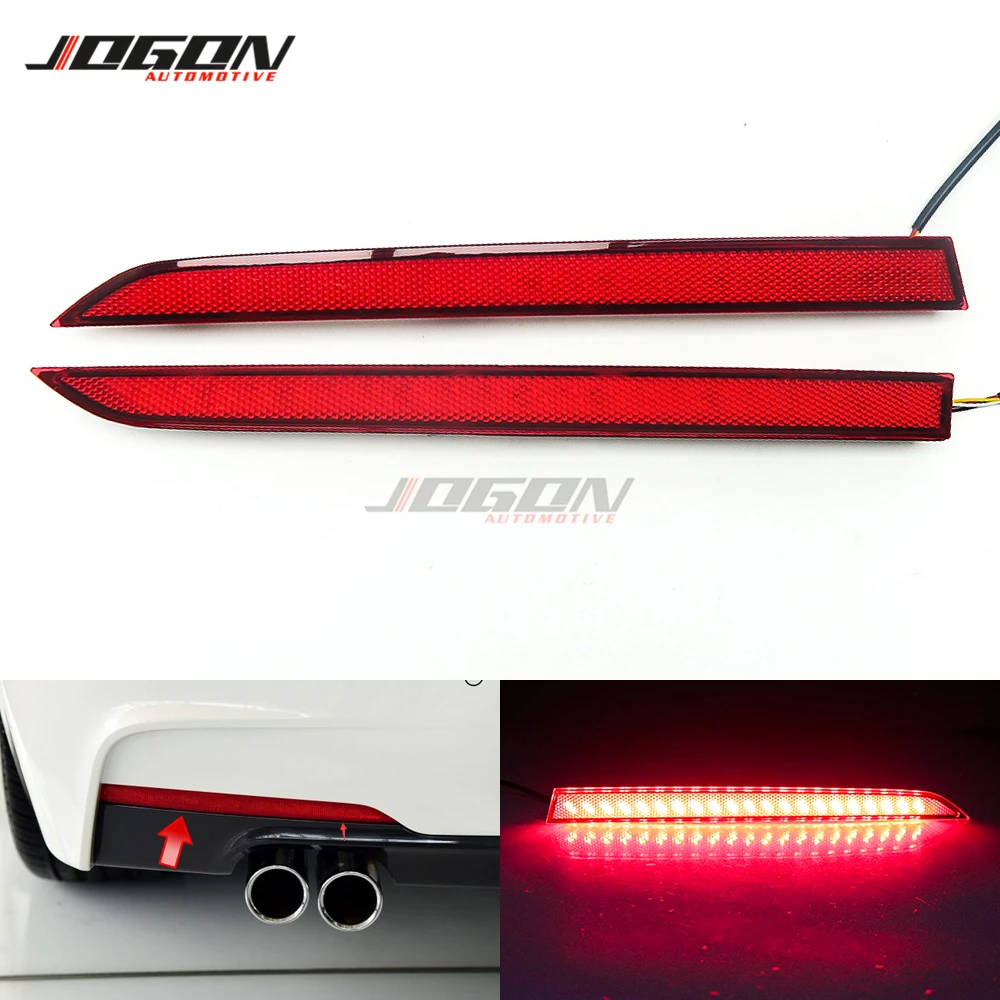 Rear Bumper Reflector Light For Bmw 3 Series F30 F31 M Sport 2012-2019 ...