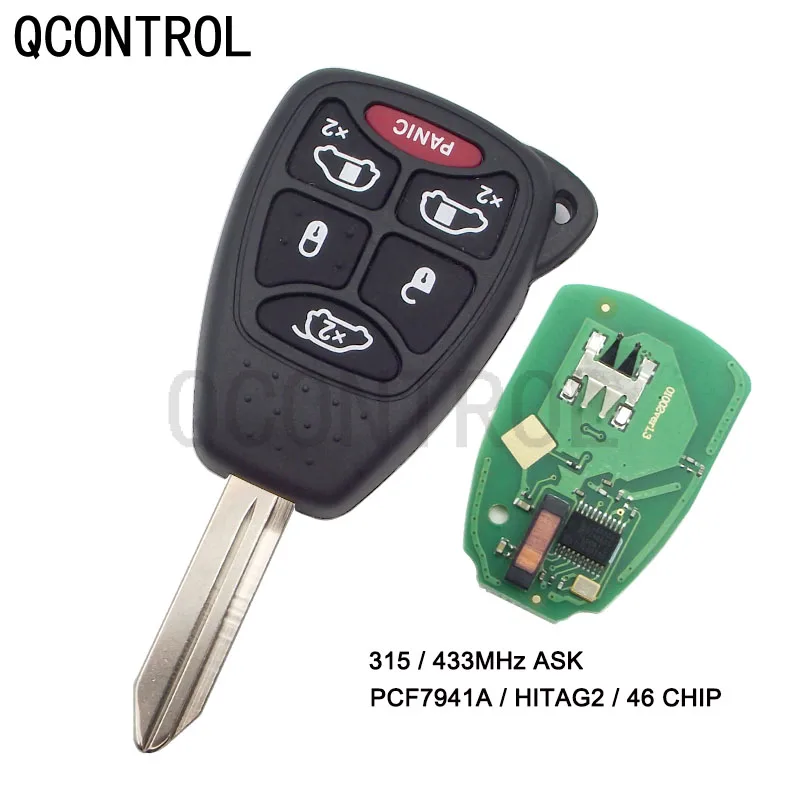 QCONTROL Remote Key for DODGE Car Vehicle Magnum Grand Caravan Durango ...
