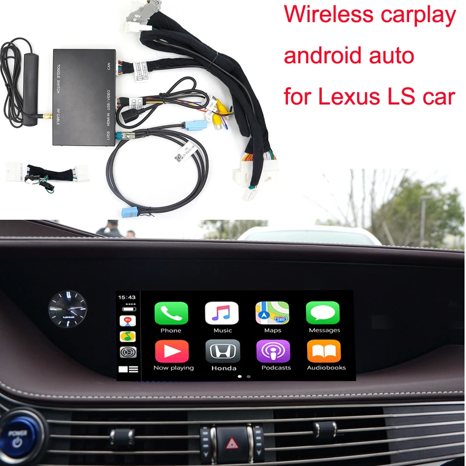 Carplay Wireless For Lexus Ls Ls460 Ls600 Ls500 2014-2020 Android Auto Airplay Autolink Car Play ...